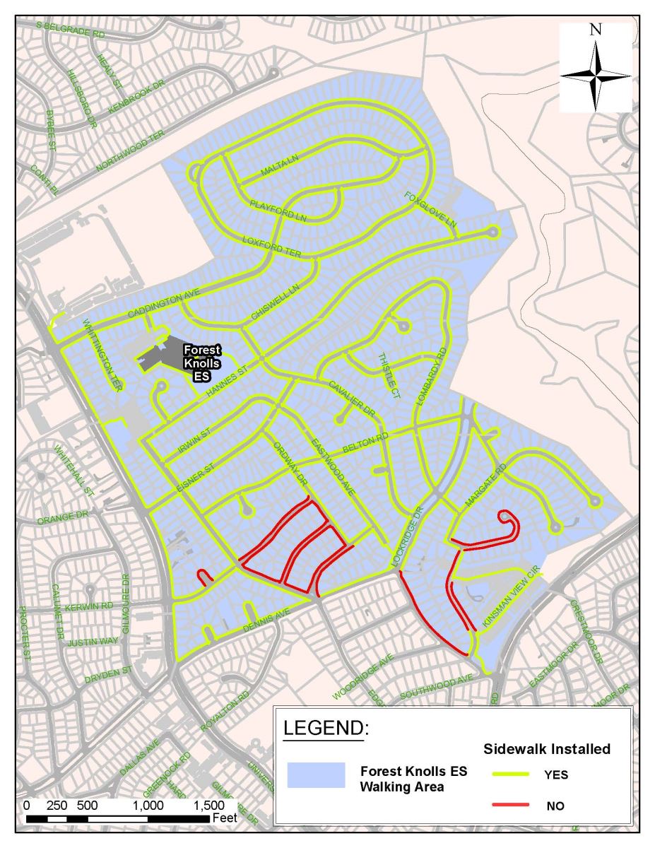 Forest Knolls Elementary School Walkability Study